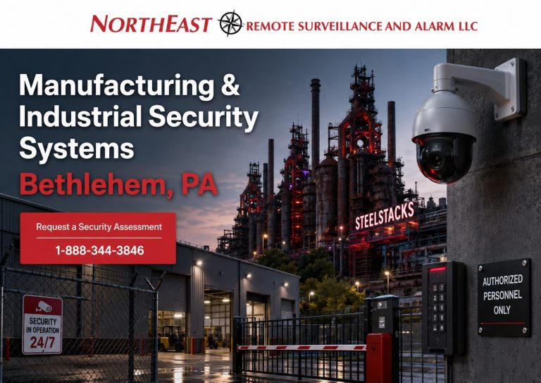 Manufacturing & Industrial Security Systems in Bethlehem, PA